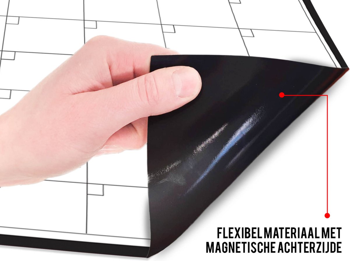 Brute Strength - Magnetisch Weekplanner whiteboard (1) - 91 x 67 cm ...