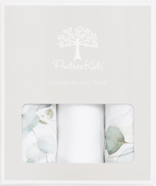 Poetree Kids - baby doekjes - hydrofiele doekjes - tetra doekjes ...