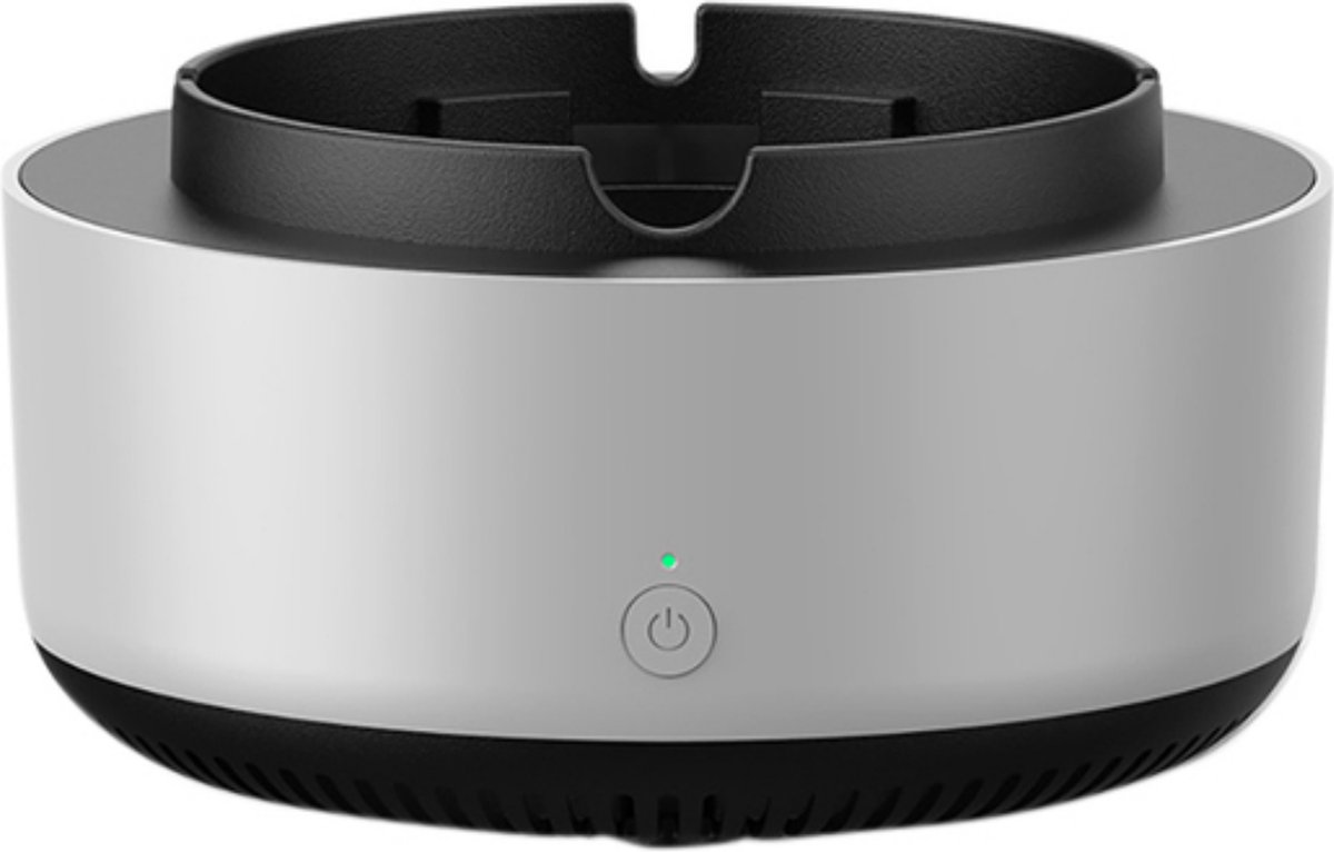 Deluqse Asbak Met Luchtreiniger - Grijs - Asbak Met Afzuiging ...