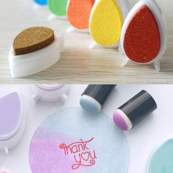 40 kleuren Kunst inkt stempel Pads, Craft stempel Pad stempel voor ...