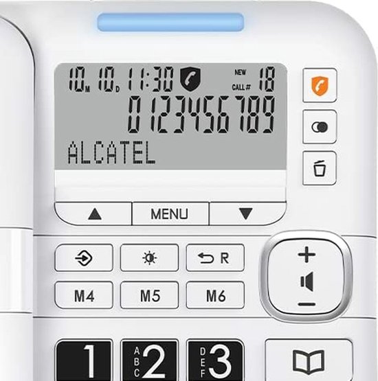Alcatel TMAX 70 Analoge-/DECT-telefoon Nummerherkenning Wit | bol.com