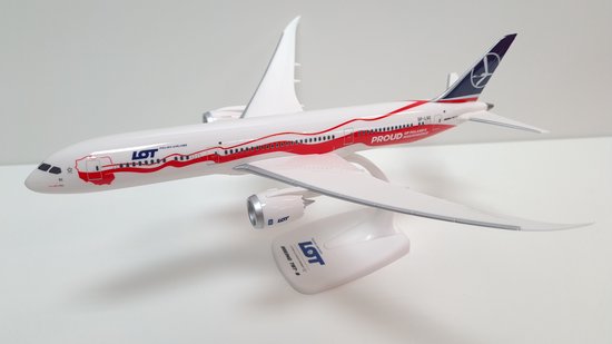 Schaalmodel vliegtuig LOT Polish Airlines (PROUD) Boeing 787-9 schaal 1 ...