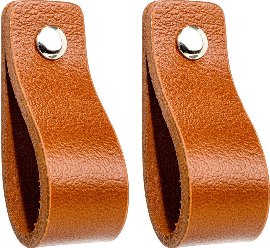 Buffel&Co Leren Handgrepen – Meubelgreep – Handvaten Kast – Keukengreep ...