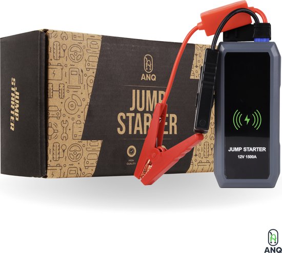ANQ Jumpstarter - Draagbare Acculader Voor Auto, Boot, En Motor – 16800mAh- 12V -... | bol.com