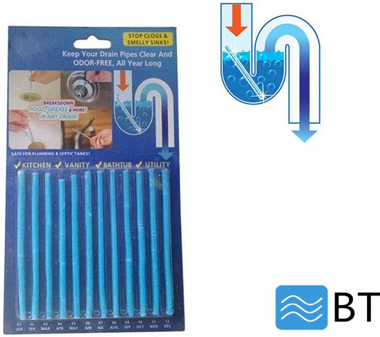 Afvoerreiniger sticks van BT - Ontstopper - Nooit meer vervelende ...