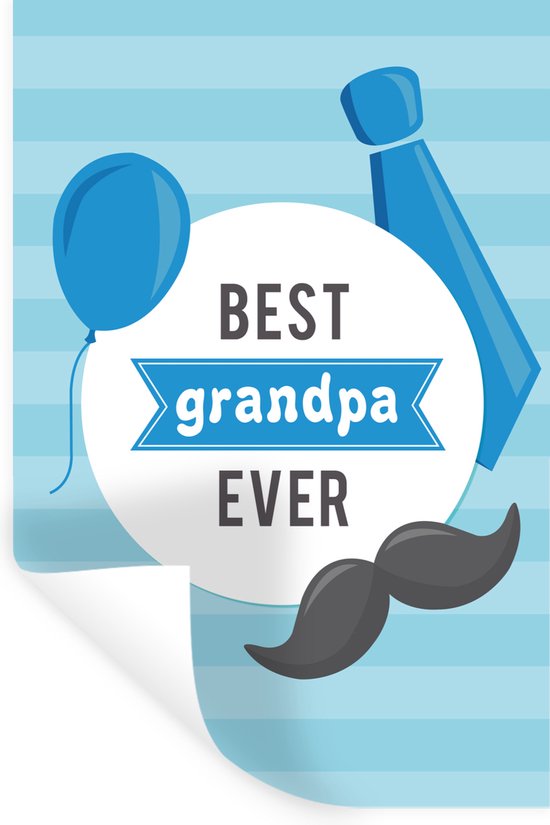Muurstickers - Sticker Folie - Spreuken - Best grandpa ever - Quotes ...