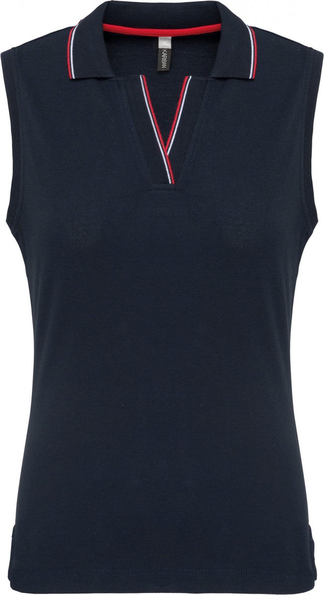 Polo Dames XXL 100% Katoen Navy / Red / White | bol.com