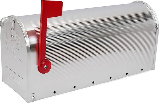 US Mail Aluminium Mailbox voor Silver American Postal Mail | bol