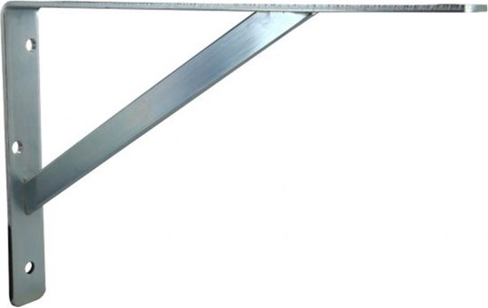 Plankdrager Zilver - 2 stuks - 330 x 495mm - Gegalvaniseerd Staal ...