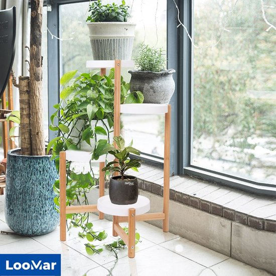 LooMar Plantentafel Plantenrek – Plantenstandaard / Plantenhouder ...