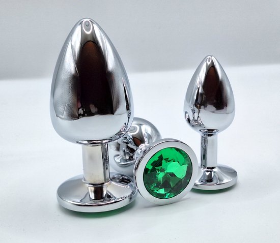 Set Van 3 Metalen Buttplugs And Anaal Douche Metal Anal And Butt Plug