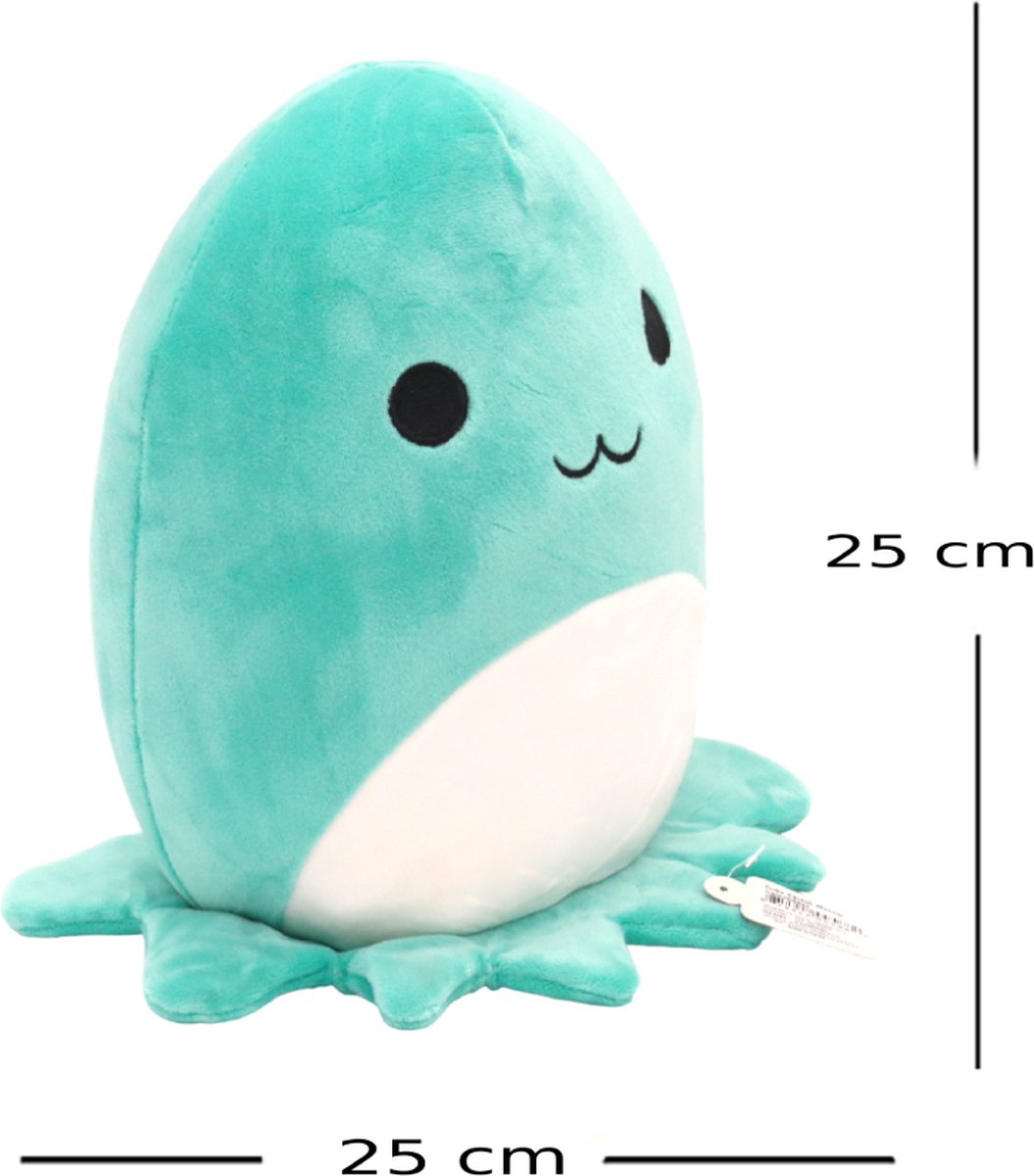 Klikkopers® - Kawaii knuffel - Squish Knuffel - 25CM - Octopus Knuffel ...