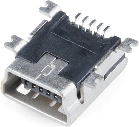 320272 USB Connector - Mini USB Type B - USB 2.0 - 5-pins - PCB mount ...