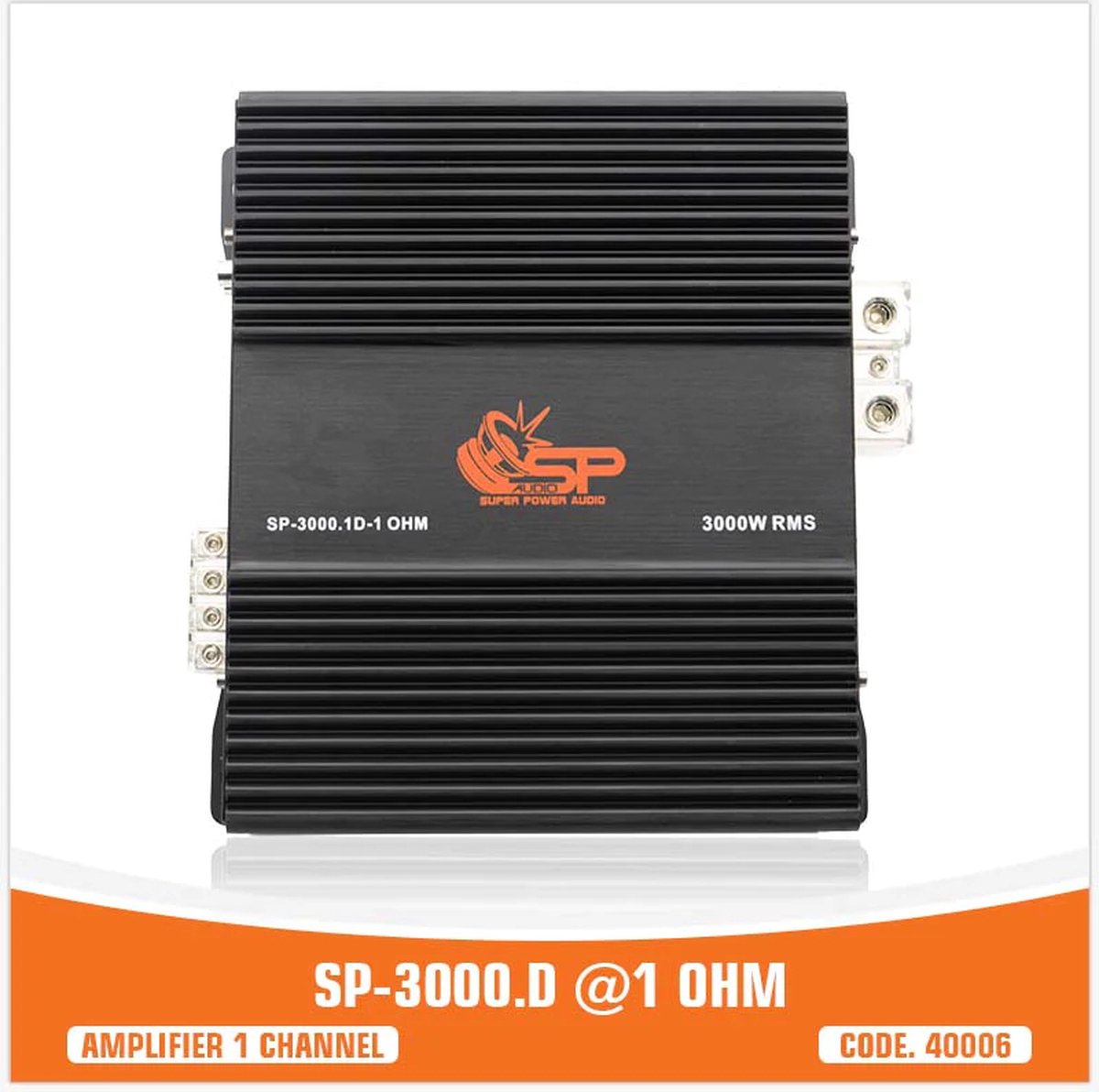 SP Audio SP-3000.1D - Autoversterkers - 3000watt - monoblock - 1 ...