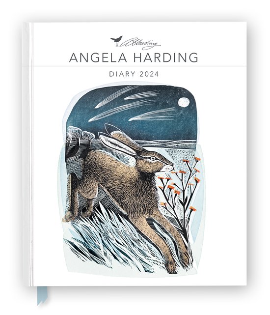 Angela Harding 2024 Desk Diary - Week to View, Illustrated on every ...