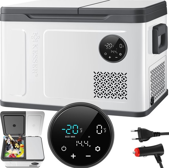 KESSER® Compressor Koelbox 2in1 Dual-Zone Koelbox & Vriezer, Elektrische vriesbox LED... | bol.com