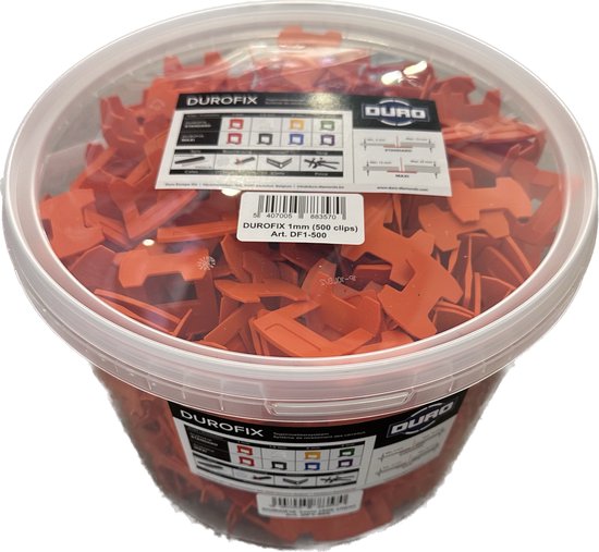 Durofix Clips 1mm 500st | bol
