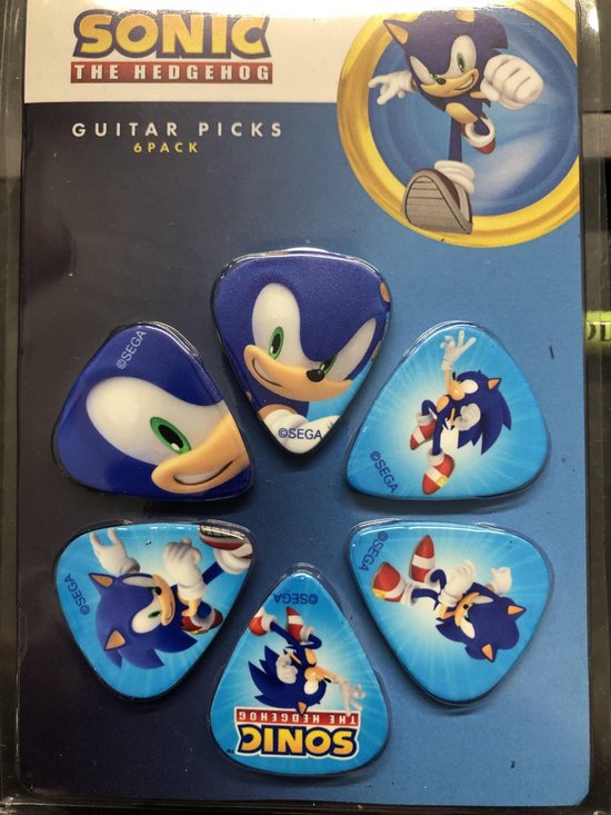 Perri's - Sega - Sonic the Hedgehog - Plectrum - Medium 0.71 mm - 6 ...
