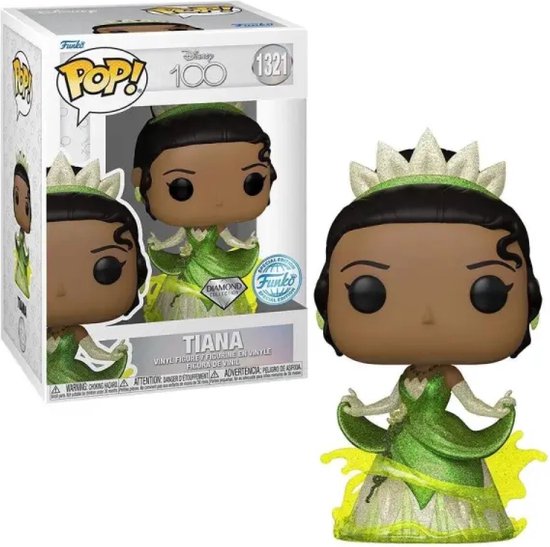 Funko Pop! Disney Princess 100 - Tiana #1321 Diamond Collection ...