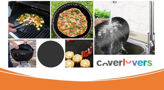 Teflon bakmat - Rond - BBQ mat - Grill mat - Oven bakmat - Skottelbraai ...