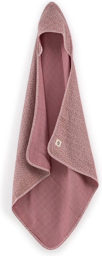 Lifa baby Badcape - 80x80 cm - Cosmic Confetti - Organisch Katoen | bol