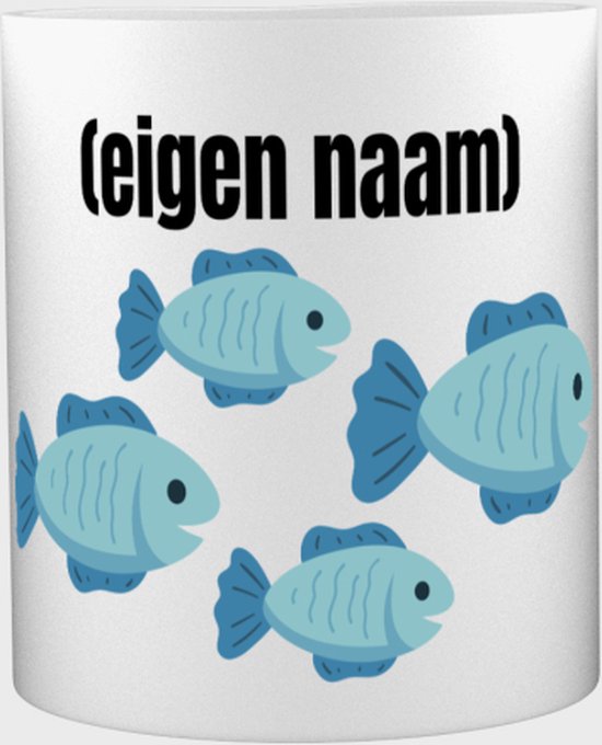 Akyol - groep vissen met eigen naam Mok met opdruk - vis - vissen ...