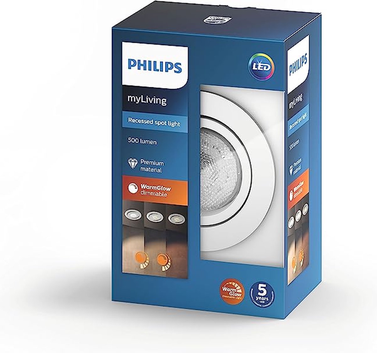 Philips Led Inbouwspot wit | bol.com