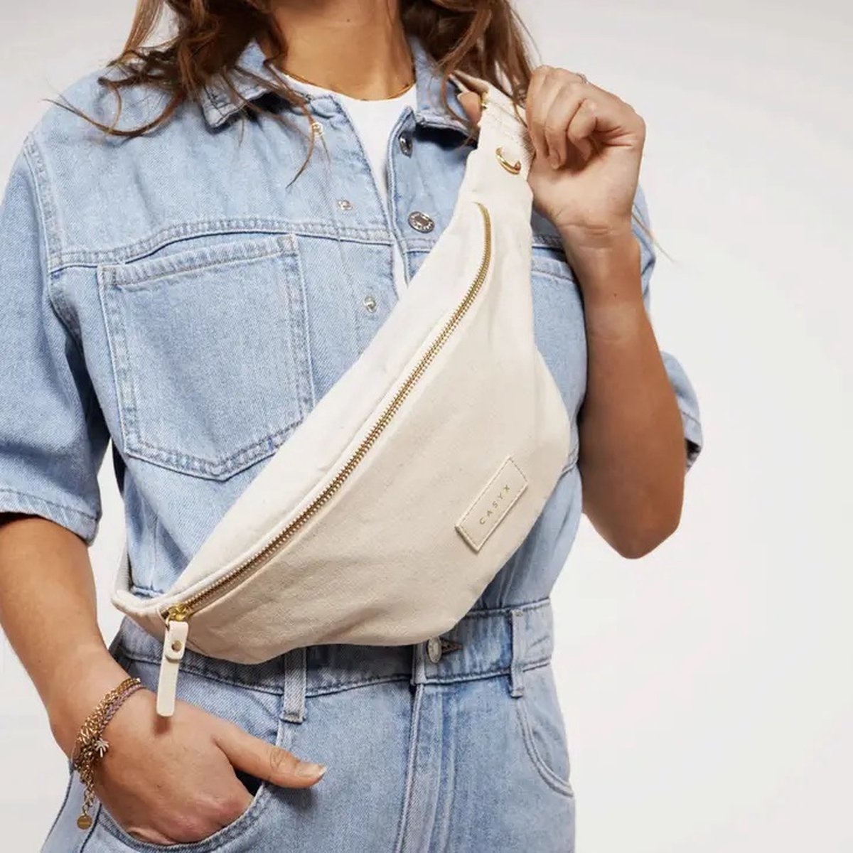 Casyx - Heuptas Coton Naturel - heuptas dames - schoudertas dames ...