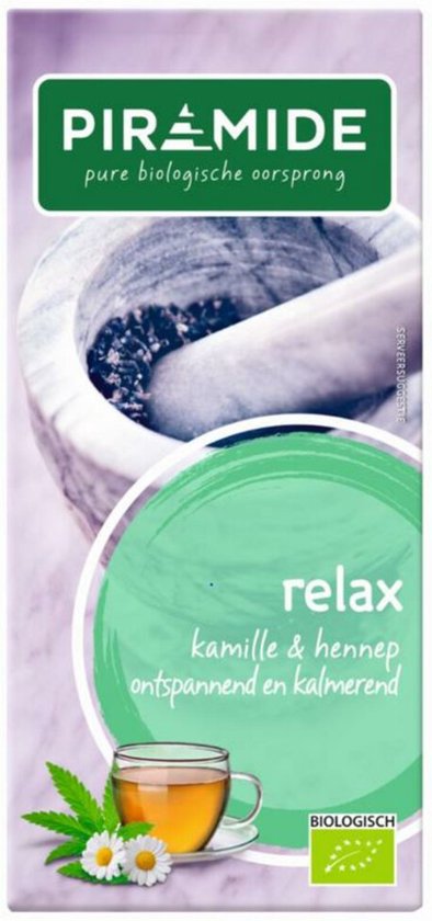 6x Piramide Relax Thee Bio 20 stuks | bol