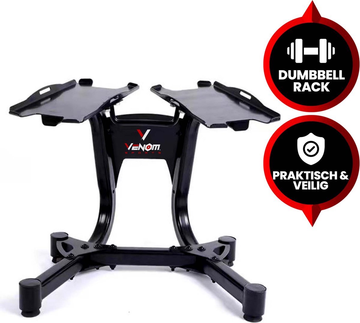 Venom Sports Dumbbell Rek – professionele dumbbell stand – duurzaam en ...