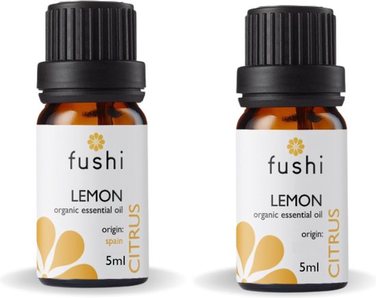Fushi - Lemon Essential Oil - Organic - 5 ml - 2 Pak | bol