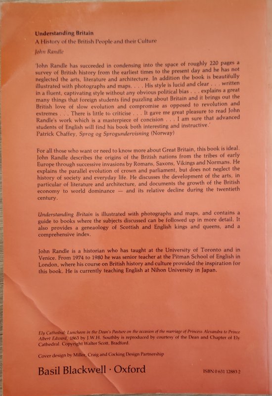Understanding Britain, John Randle | 9780631128830 | Boeken | bol
