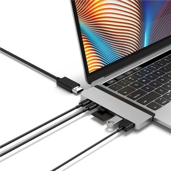 HYPER HD28C-SILVER USB-C dockingstation Geschikt voor merk: Apple ...