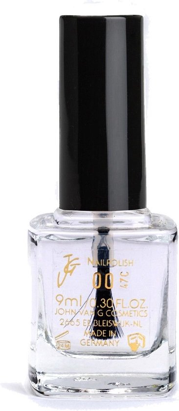 John Van G Base-Topcoat Clear 9 ml | bol