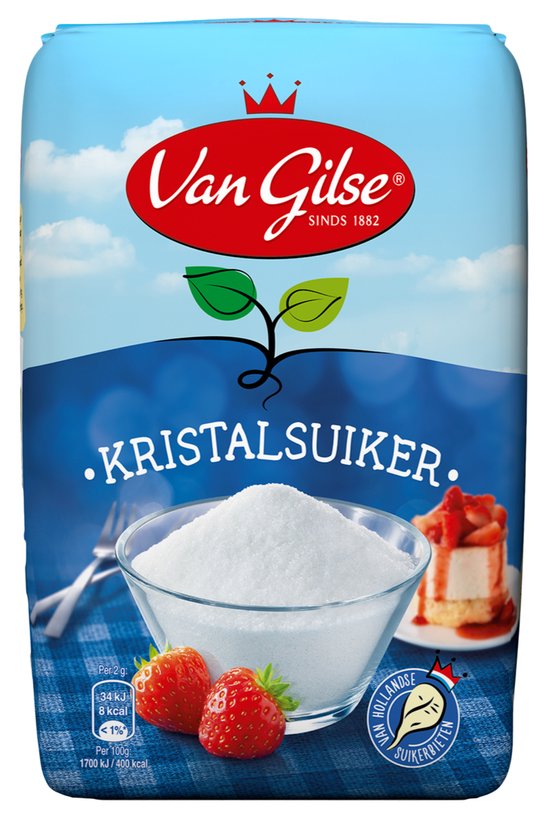 Van Gilse Fijne kristalsuiker 8x750 gr | bol.com