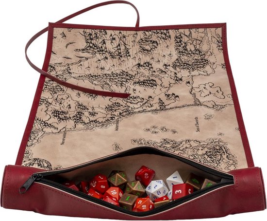 Dice Scroll Map - Sword Coast for Dungeons & Dragons | bol