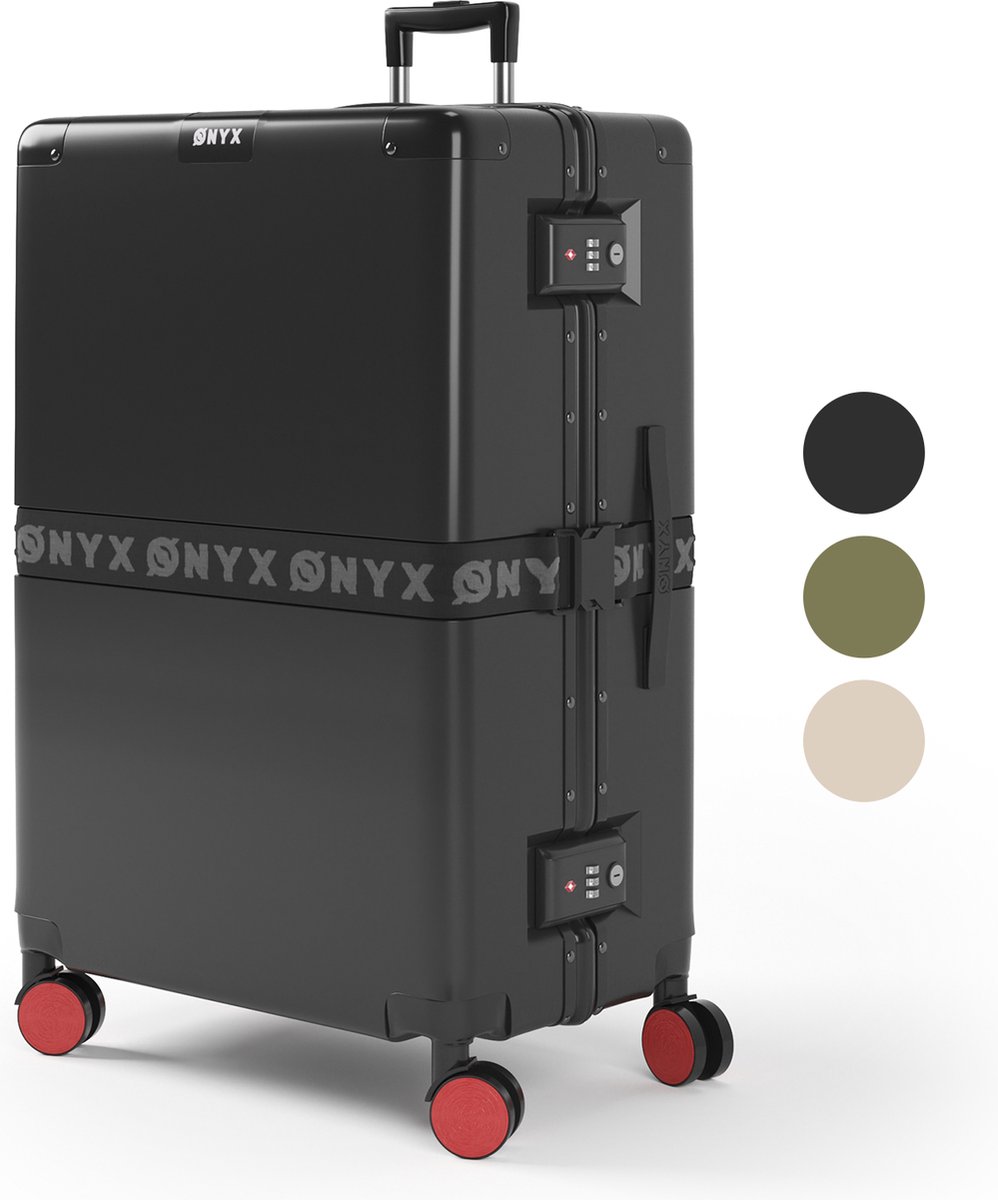 ONYX® Check-in koffer 100L - TSA slot - Spinner wielen - Lichtgewicht ...