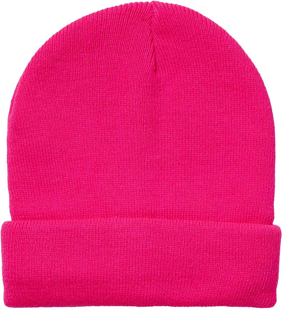 Apollo - Feest beanie fluor rose - One size - Muts heren - Muts dames ...