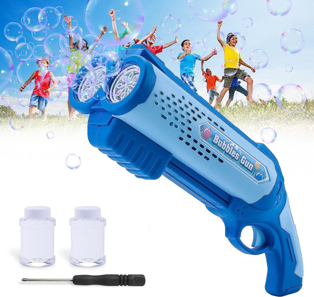 Bubble Blaster - Bellenblaas shotgun - Met Led-Verlichting - 2x ...