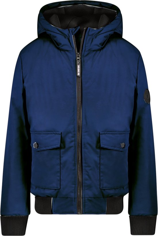 Cars jeans winterjas jongens - donkerblauw - Fryan - maat 128 | bol.com