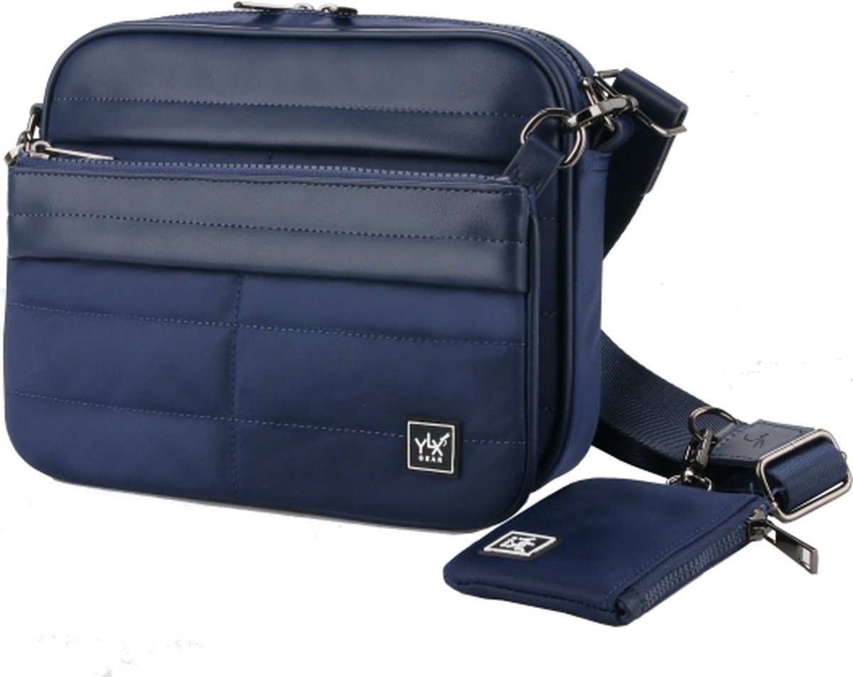YLX Hybrid 3 Pieces Crossbody Bag | Navy Blue. Blauwe 3-delige schoudertas, crossbody... | bol.com