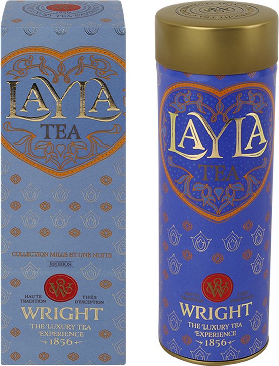 Wright Tea - Losse thee in blik - Layla - Rooibosthee - 100gr | bol.com