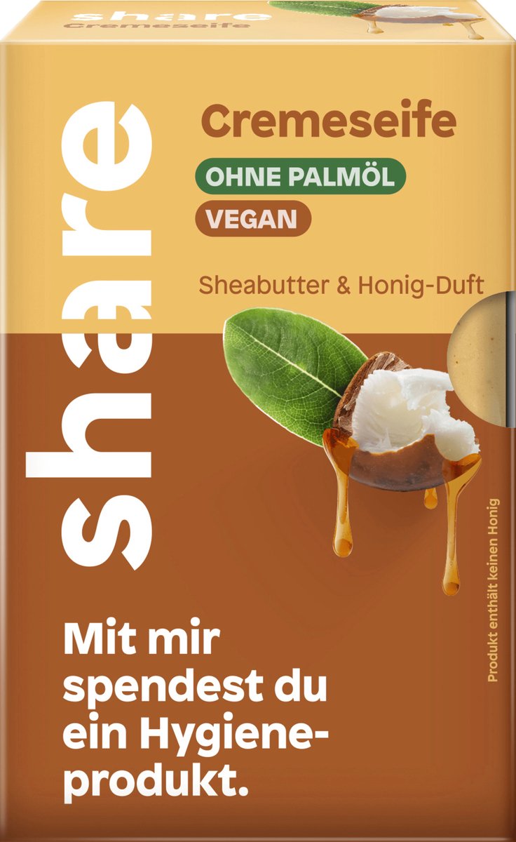 share Zeeptablet crème zeep karitéboter & honinggeur, 100 g | bol