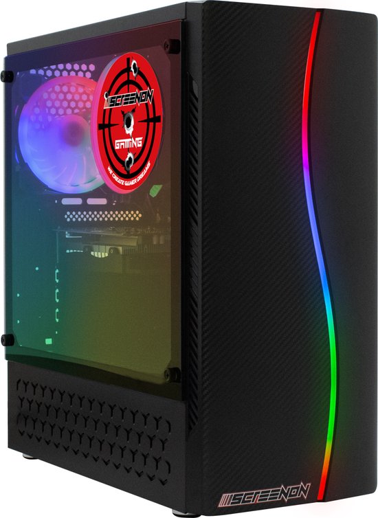 ScreenON - Game Computer / Gaming PC - Ryzen 5 - 500GB M.2 SSD - 16GB ...