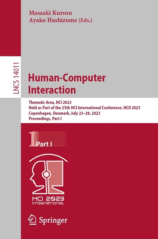 Lecture Notes in Computer Science 14011 - Human-Computer Interaction ...