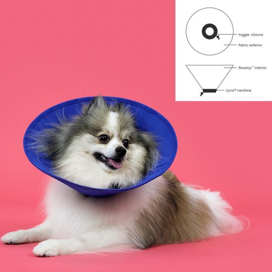 Elizabethan Dog Collar KVP EZ Soft Blue (35-60 cm) | bol