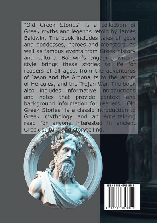 Old Greek Stories, James Baldwin | 9789464813319 | Boeken | bol