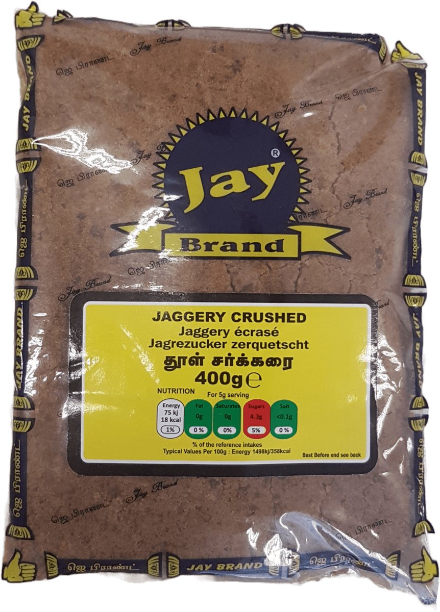 Jay Brand - Gemalen Rietsuiker Jaggery - 3x 400 g | bol
