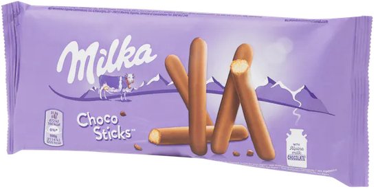 Milka - Choco - Sticks - Knapperige - biscuit - romige melkchocolade | bol