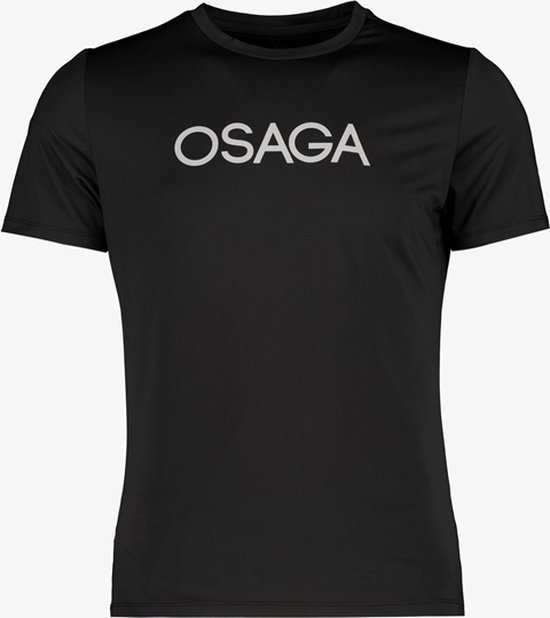 Osaga heren sport T-shirt zwart - Maat S | bol.com